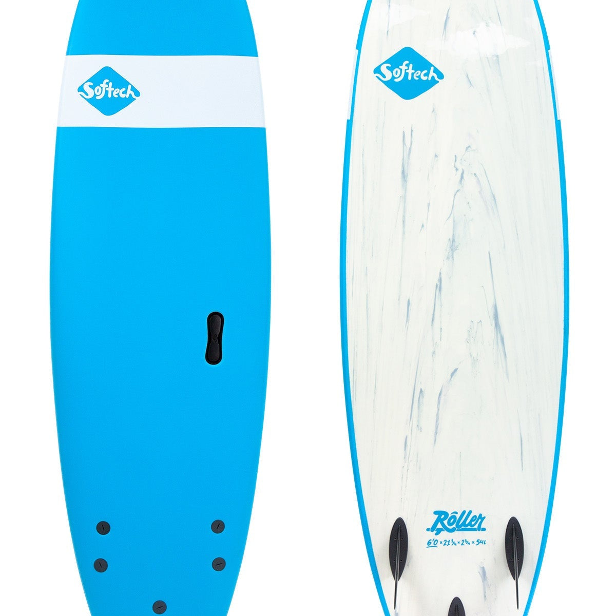 Softech Soft Top Surfboards - Roller 7'6 Blue | Boards In They Bay – Boards In The Bay