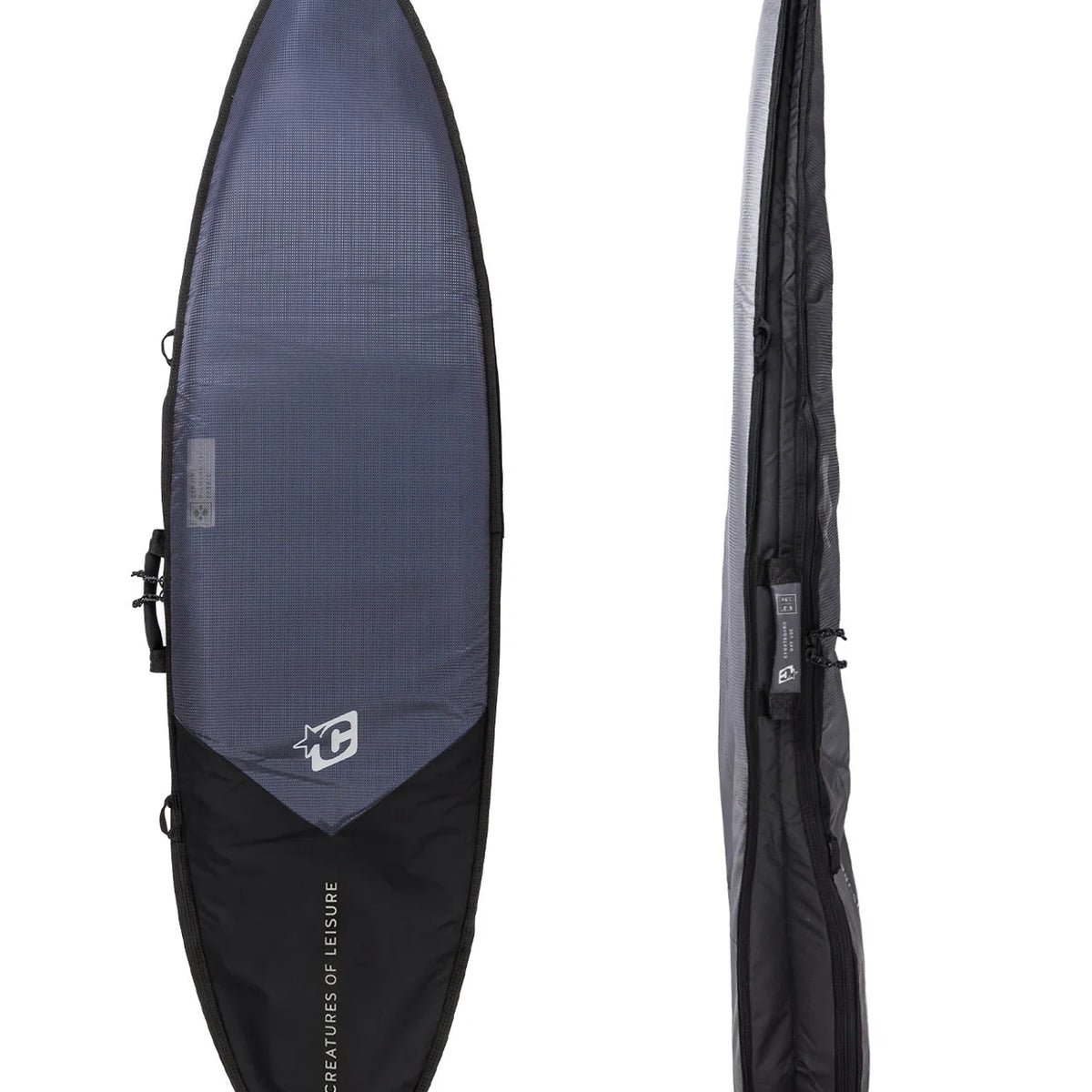 Creatures Of Leisure DT2.0 Day Use Shortboard Board Bag - Carbon/Titan ...