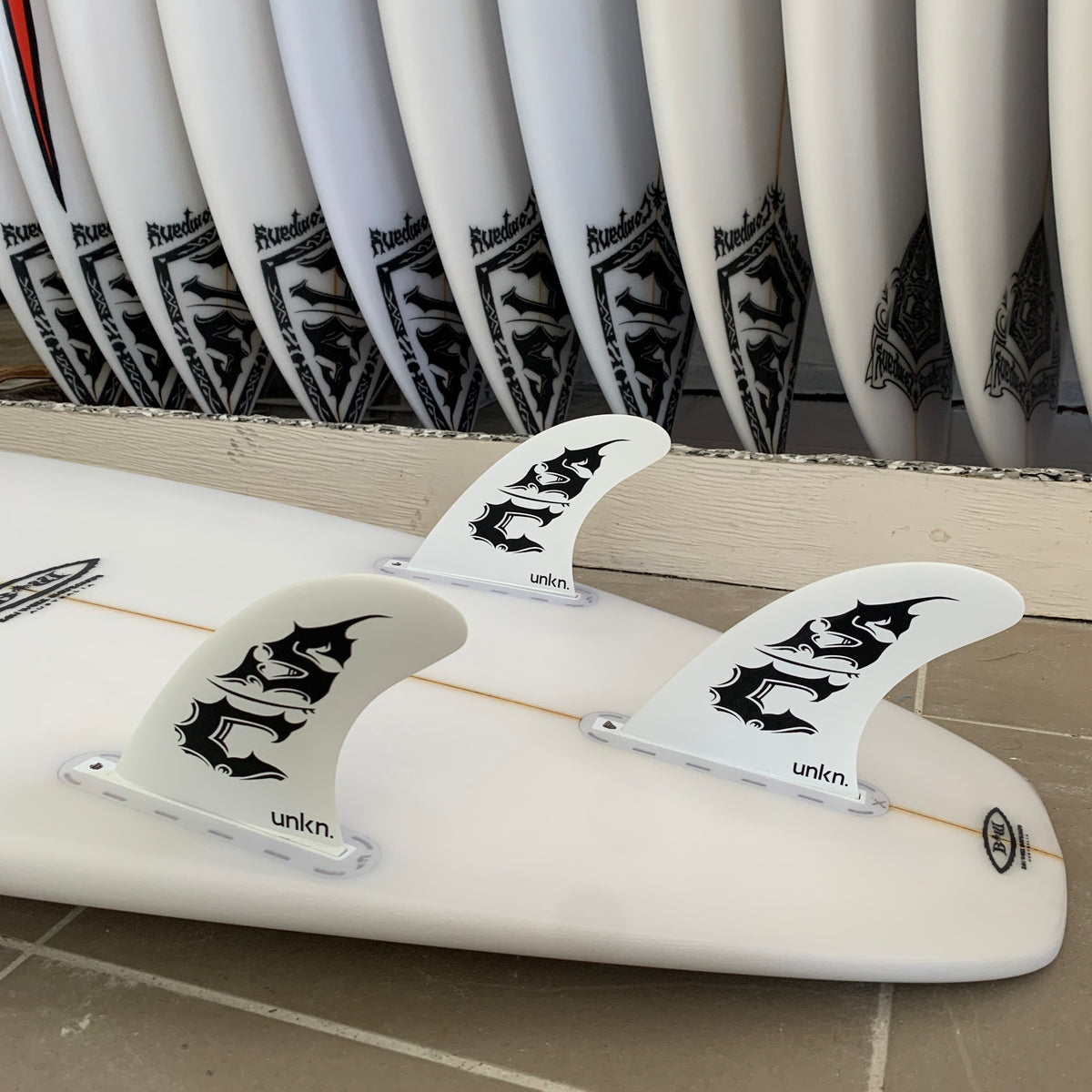 UNKN Shapers Co & Ben Webb Signature Thruster Fin Set | Single Tab ...