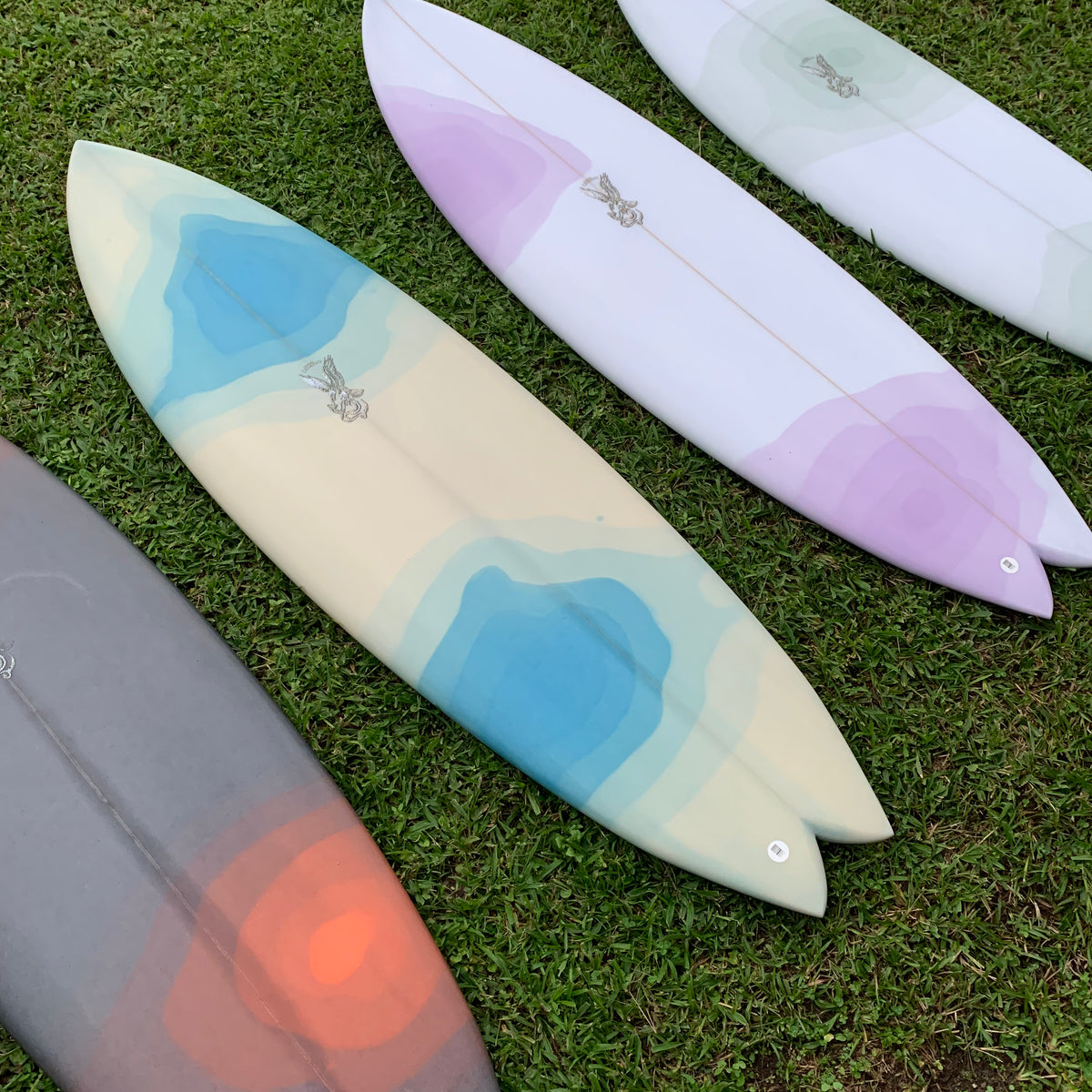 Nuevo Camino Talladega Twin Fin Surfboard | Boards In The Bay