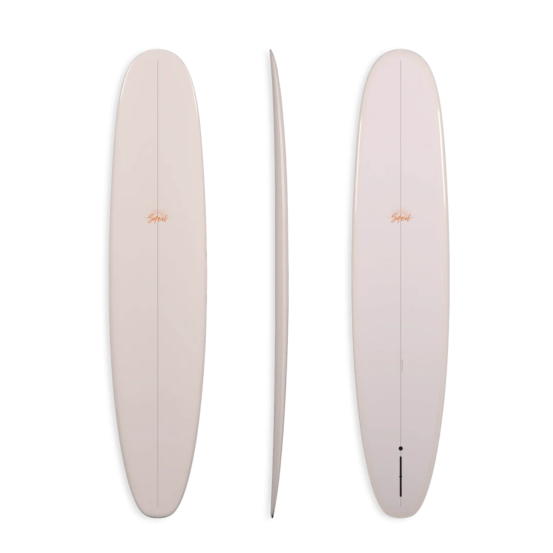 Velvet Hour Longboard - Thunderbolt Silver | Boards In The Bay